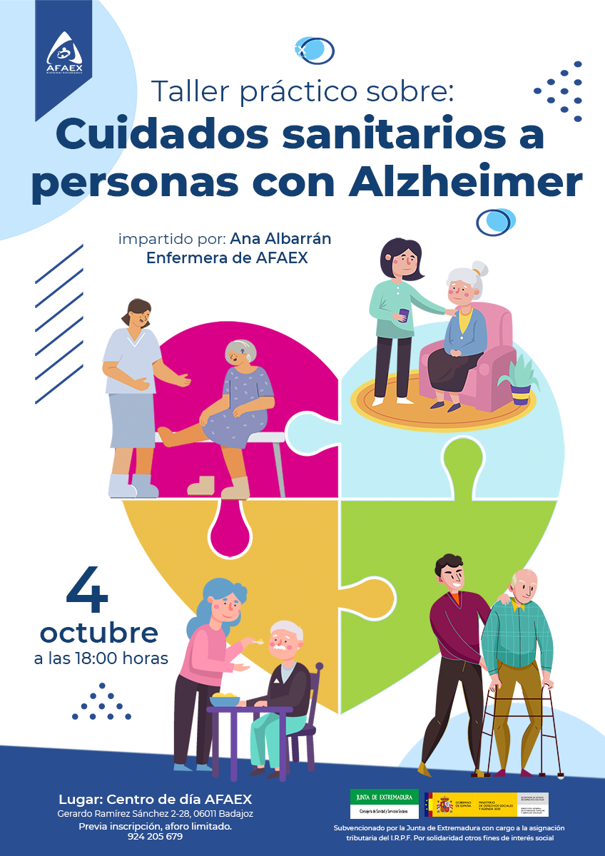 Taller práctico sobre de cuidados sanitarios a personas con Alzheimer ...